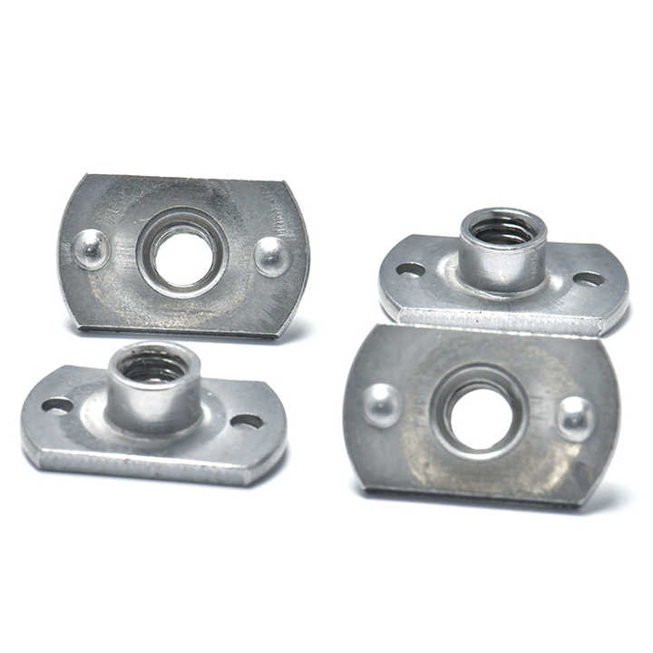 M6 M8 M10 M12 7/16 2 4 Holes Carbon Steel T Tee Weld Nut