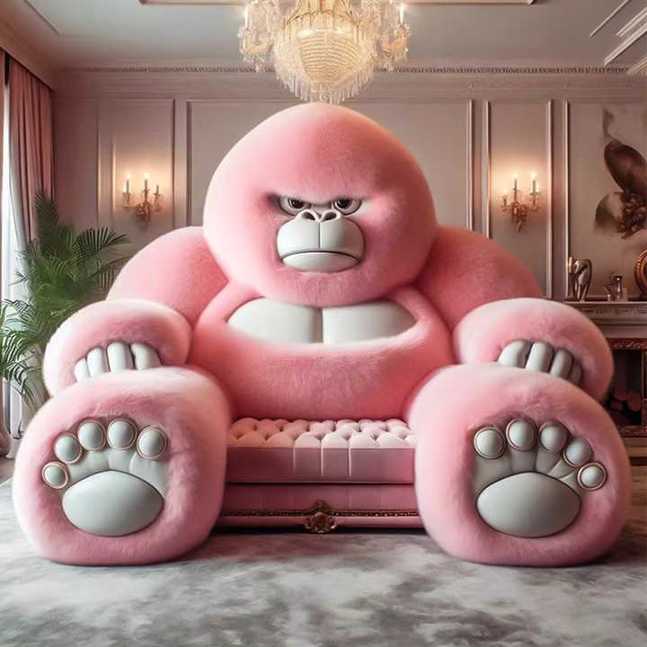 Big Monster Sofa Set - Gorilla Shaped King Kong Sofa Couch