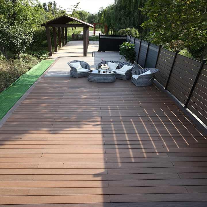Modern Design Garden Landscaping WPC Decking 23mm Thick Wood Plastic ...