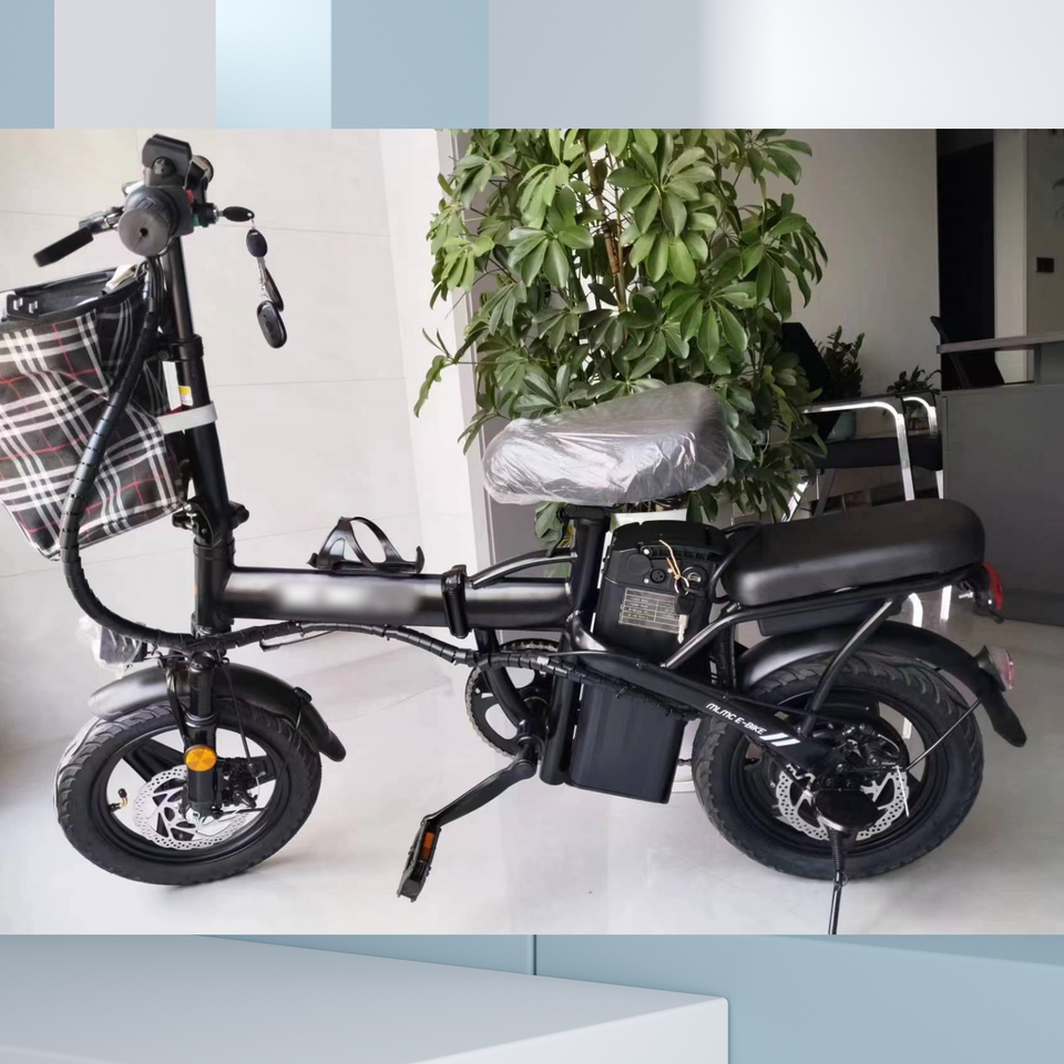 Mini Folding Electric Bicycle - 400W 48V City Bike
