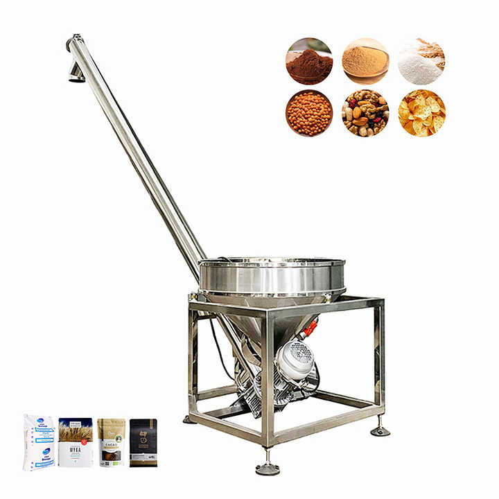 Stainless Steel Inclined Screw Lifting Screw Feeder Lift Conveyor ...