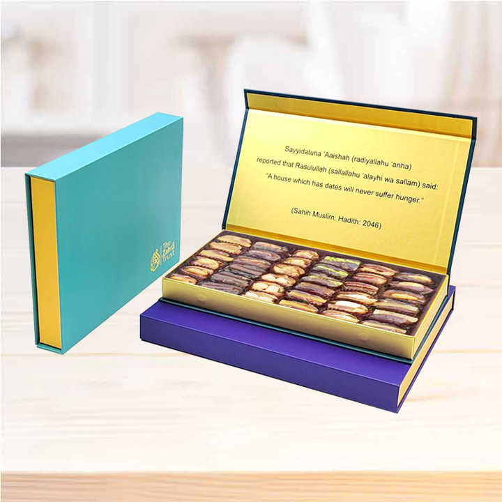 Luxury Coated Paper Baklava Dates Chocolate Packing Boxes