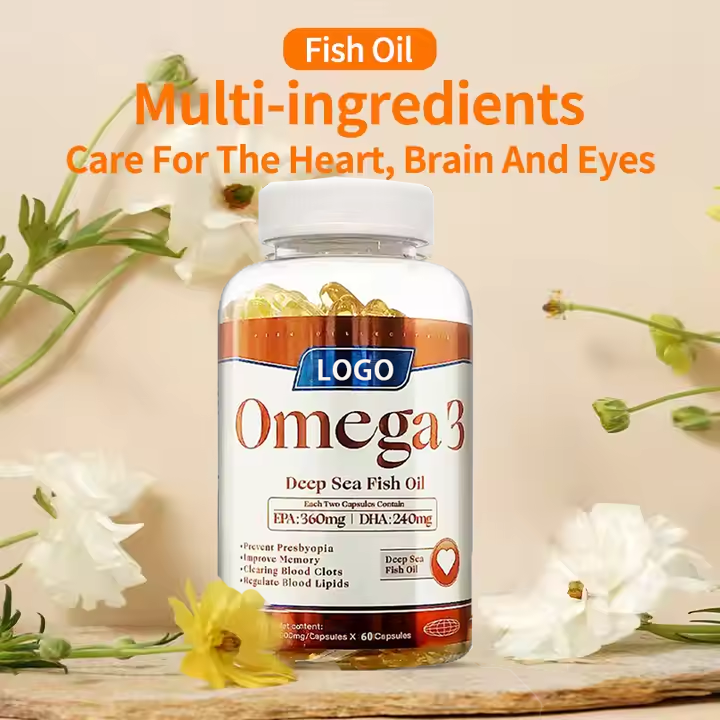 Wholesale Omega 3 Fish Oil EPA 360mg DHA 240 60 mg Softgel Capsule Supplement Fish Oil Softgel ...