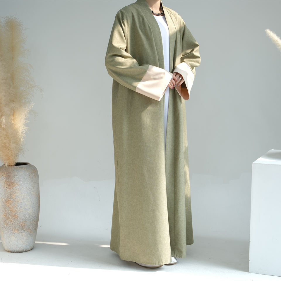 Abaya Dubai 2024 New Arrival Middle East Linen Abaya Designs Color ...