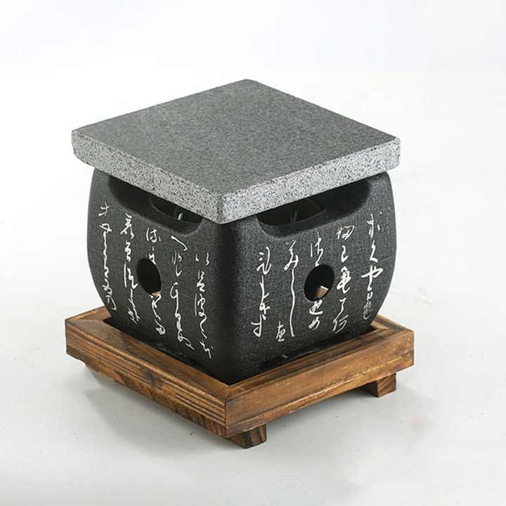 Lava Stone Grill & Hibachi Stove Set | Eco-friendly Cookware