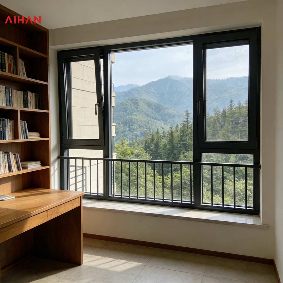 HS85 Double Inward Opening Aluminum Windows| Alibaba.com