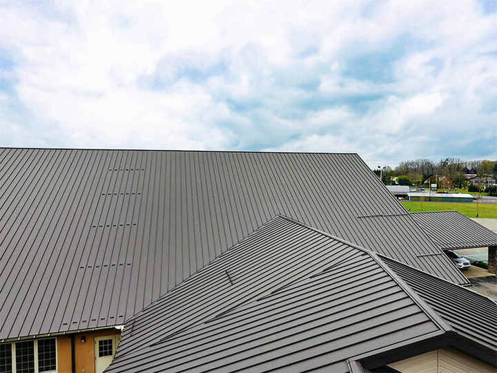 Galvanized Standing Seam Metal Roof Zinc Color Coated Corrugated Steel ...