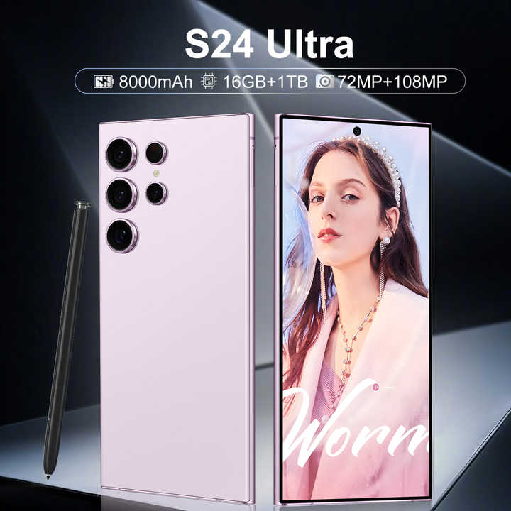 Cheap Phones S24 Ultra Smartphones 16GB+1TB 5G Dual SIM