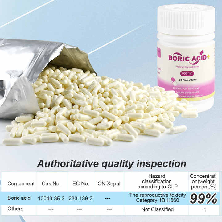 Wholesale Boric Acid Capsules - Natural Vaginal Care