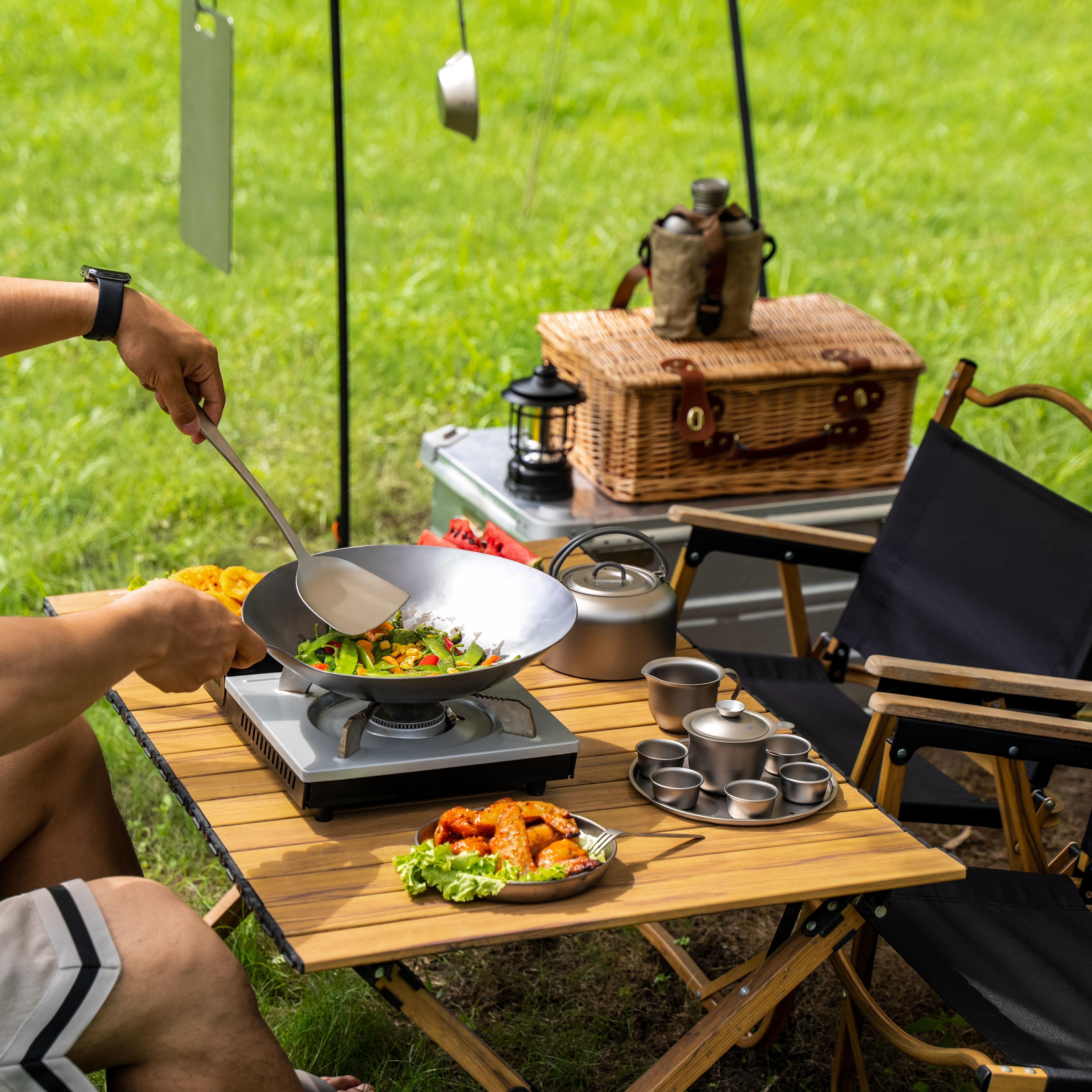 Titanium Cooking Pan - Nonstick Lightweight Design
