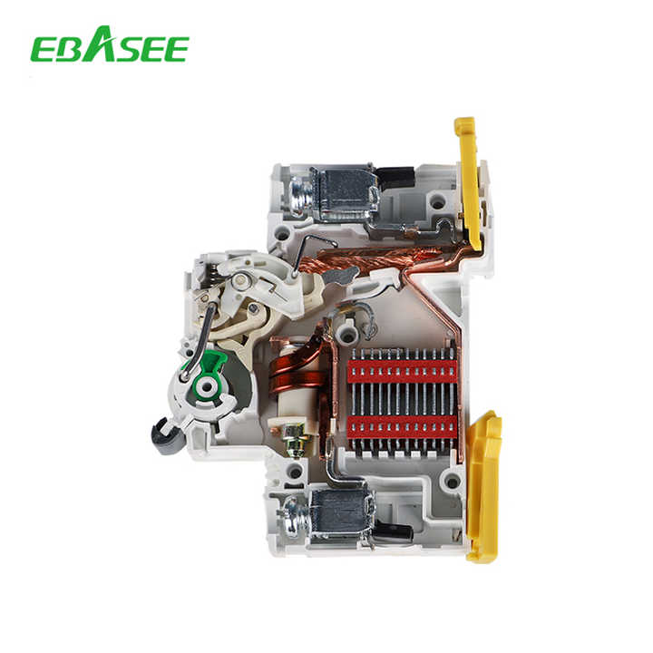 Electric 4P 6A Curve C Contactor 6kA AC MCB Miniature Circuit Breaker ...