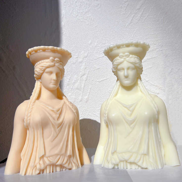 Greek Roman Goddess Figure Bust Silicone Molds Greek Art Sculpture Wax ...