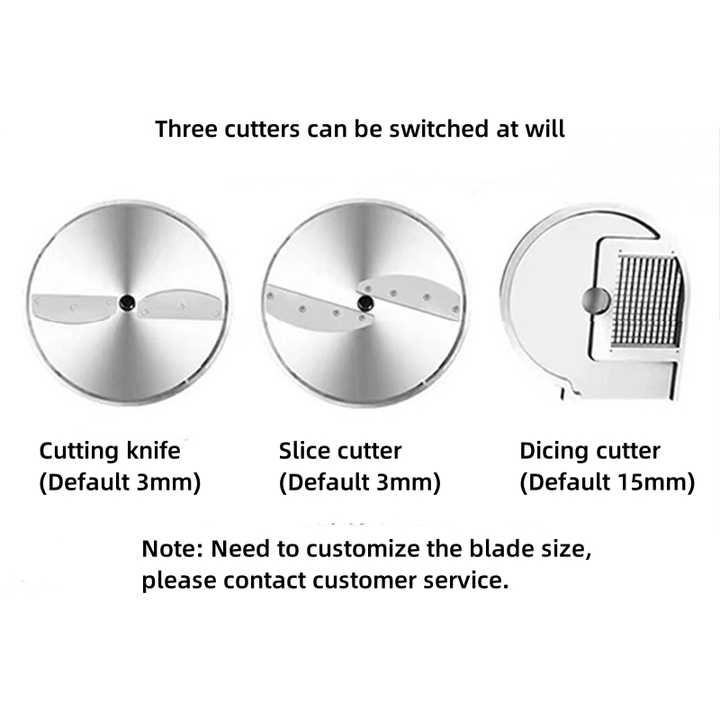 Electric Multifunction Vegetable Chopper Vegetable Fruit Cube Carrot ...