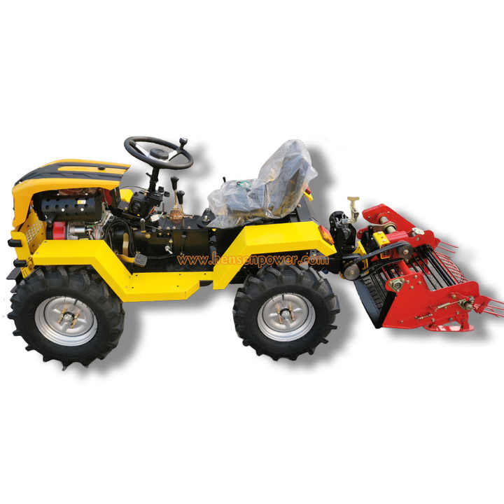 Agriculture Mini Compact 4WD Diesel Tractor 4x4 12-18 HP Farm Tractor ...