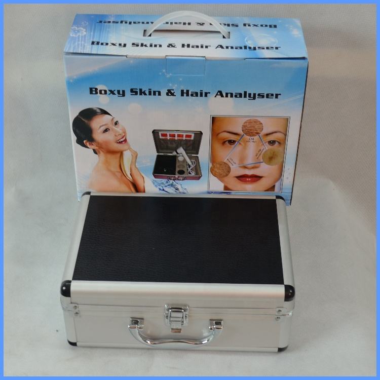 Portable Aluminum Boxy Skin Analyzer Machine for Beauty Salons