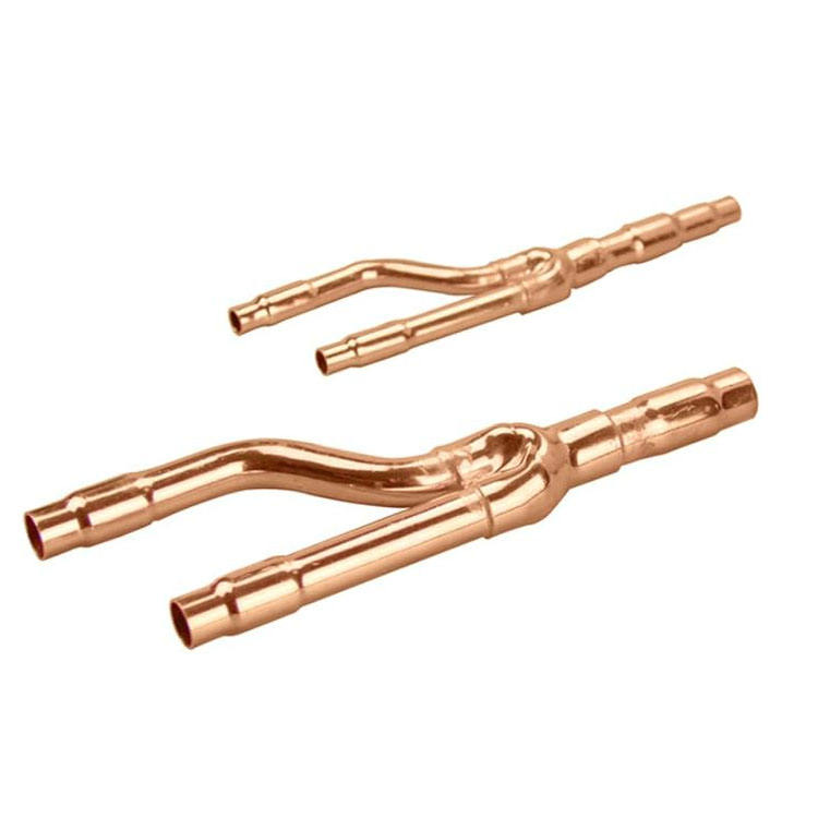 Refnet Copper Y Branch Pipes Fitting for VRV VRF Central Air ...
