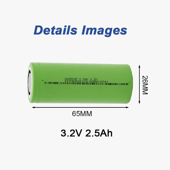 CBAK Bulk Sale Rechargeable 3.2v 26650HP Cell Cylindrical Lithium Ion ...