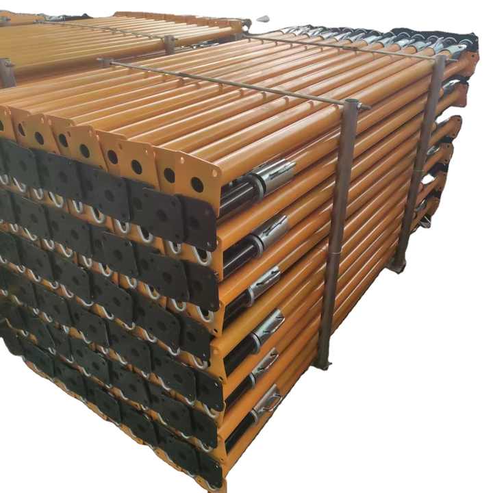 Building scaffold support pillar adjustable galvanized steel pillar ...