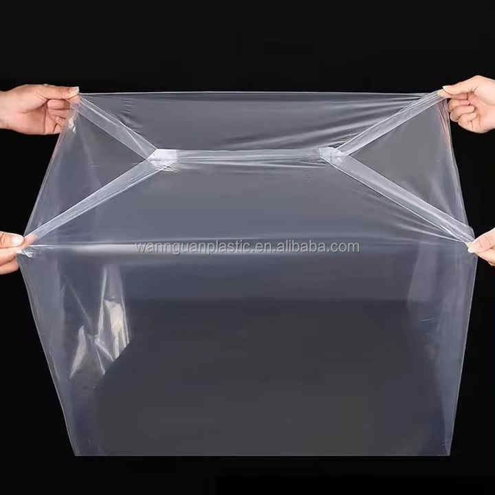Food Grade LDPE Square Bottom Tear Resistance Supermarket Liner Bags ...