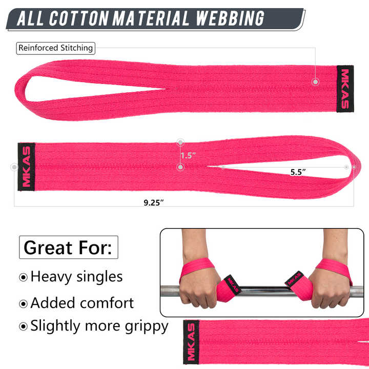 MKAS Wholesale Custom Weight Lifting Straps for Powerlifting Anti Slip ...