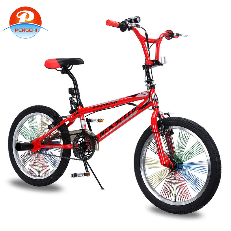 Adult BMX Bicycle - 20 Inch Single Speed Street Stunt Bike