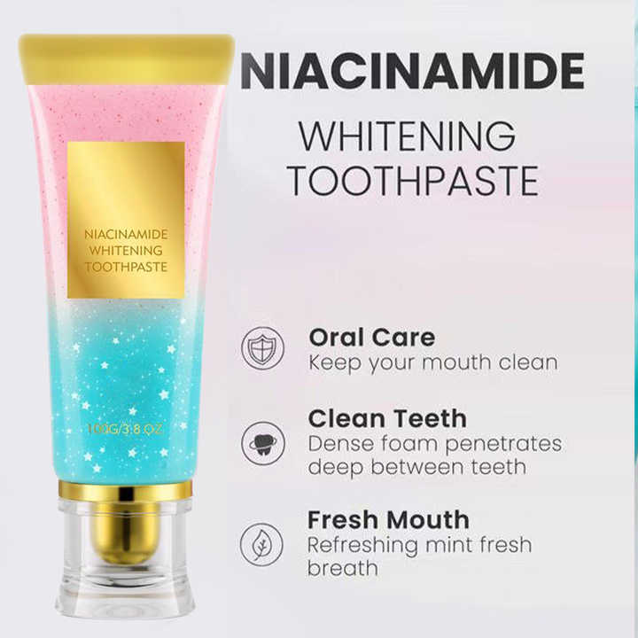 OEM ODM 100g Niacinamide Whitening Toothpaste Private Label Oral Care ...