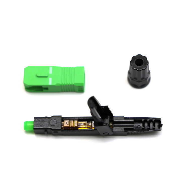 FTTH Cheap SC APC UPC SM MM Optical Mechanical Connector 55mm 60mm Fiber Optic Fast Connector ...
