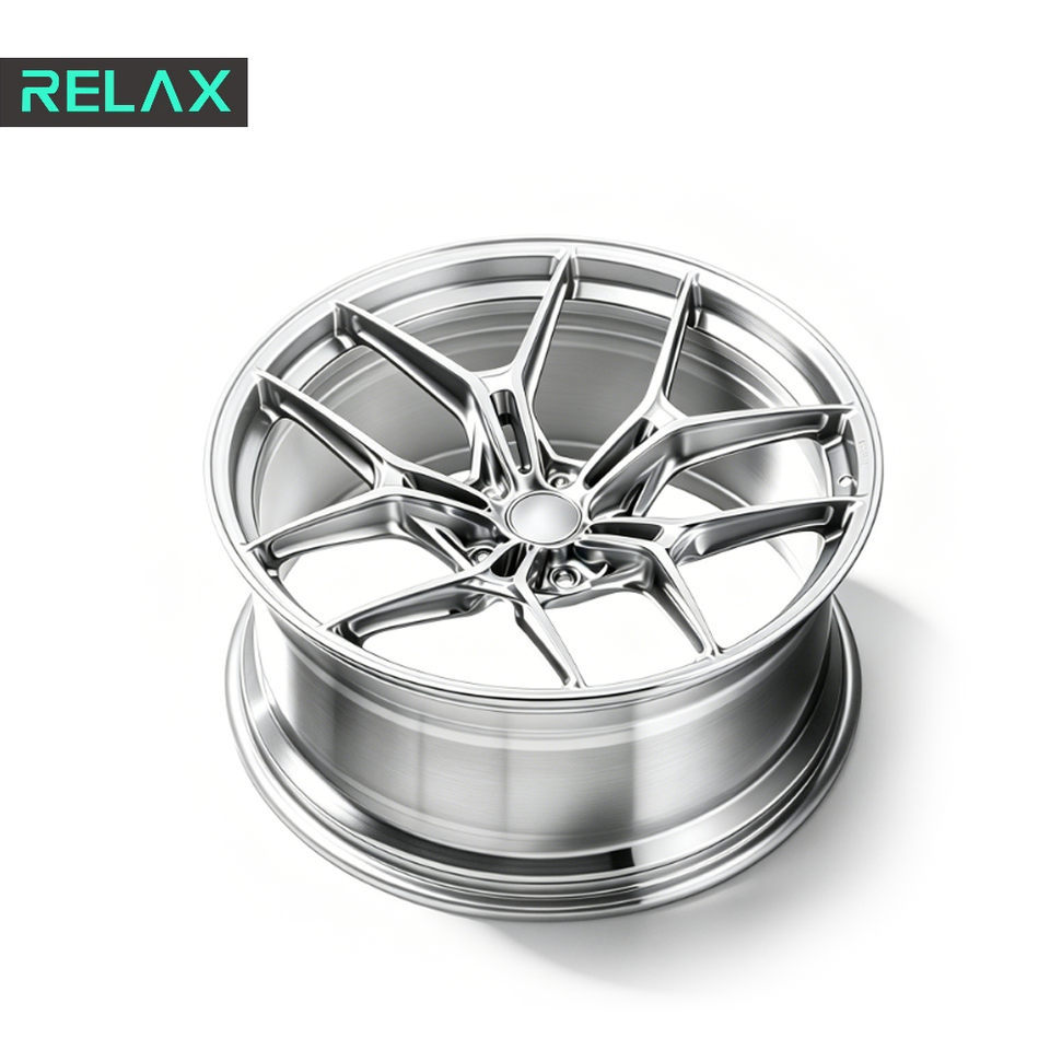 2026 1 Piece Custom Forged Wheels Transparent Brushed Silver Aluminum ...