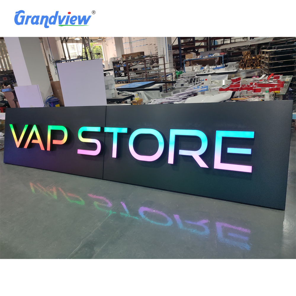 Custom 3D Acrylic Signage - LED Illuminated Build Up Letters