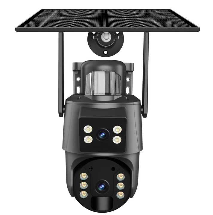 4MP2K PTZ Camera - Dual Lens, Dual Screen, Wireless Security