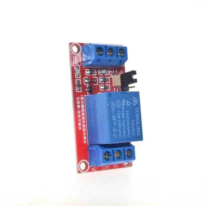 12V 1 Channel Relay Module with Optocoupler - General Purpose
