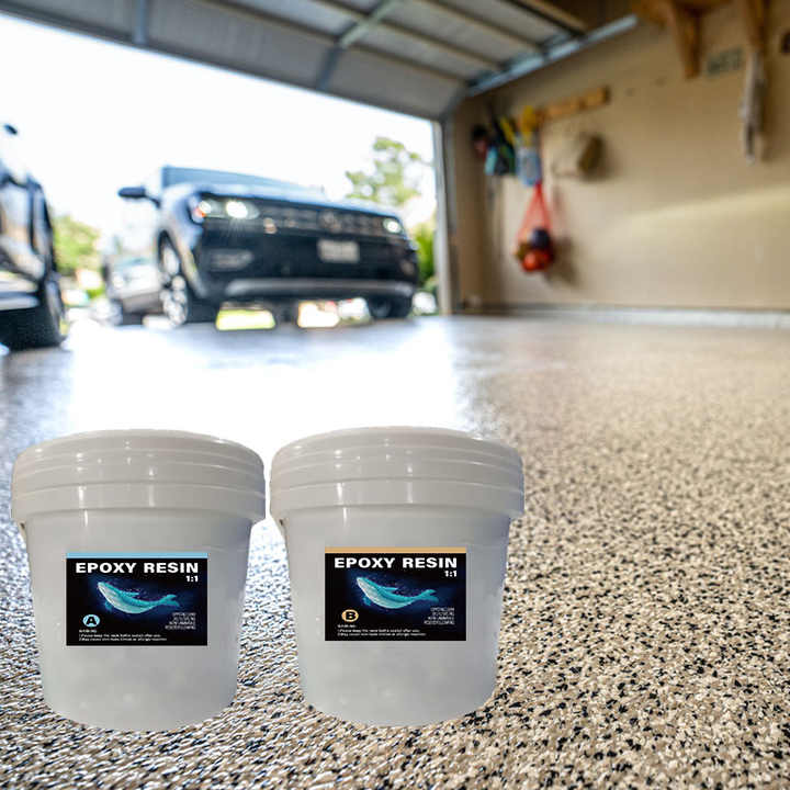 Self Leveling Epoxy Resin Kit Garage Floor Epoxy Kit Spreads Seamlessly ...