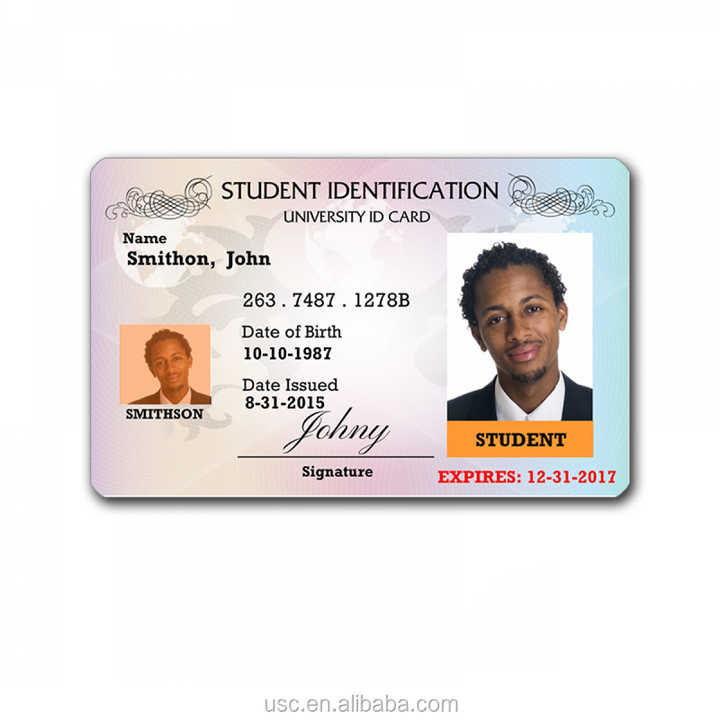 Printable Photo Identification Cards MIFARE Ultralight EV1 Plastic RFID ...
