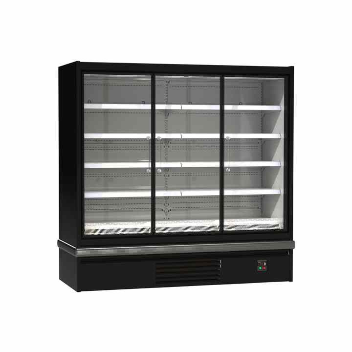 Supermarket commercial refrigeration equipment counter frozen glass ...