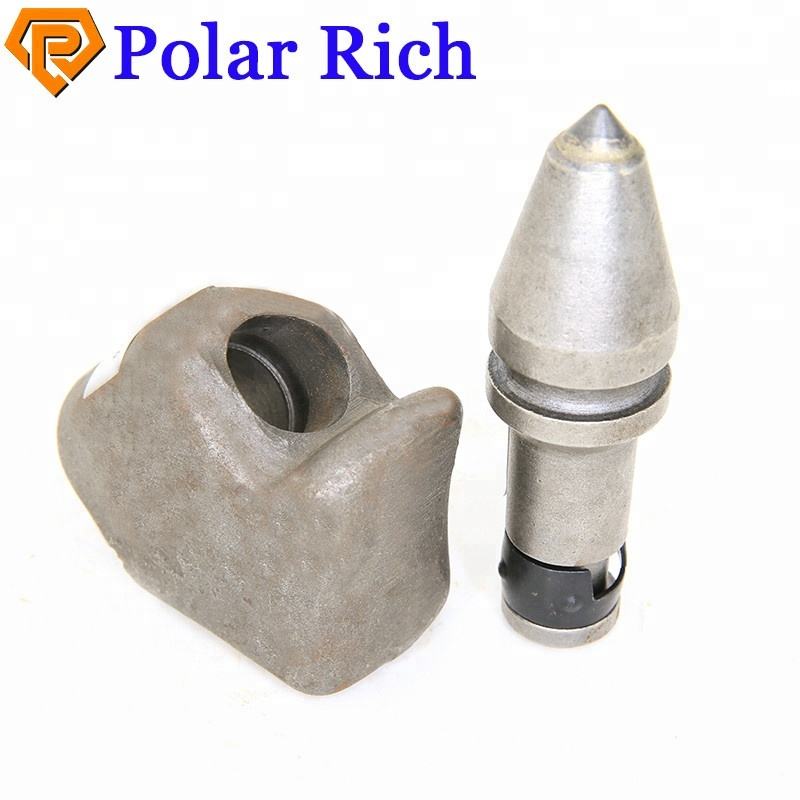 Foundation Rotary Drilling Rig Tungsten Carbide 42CrMo Bullet Teeth C31 ...