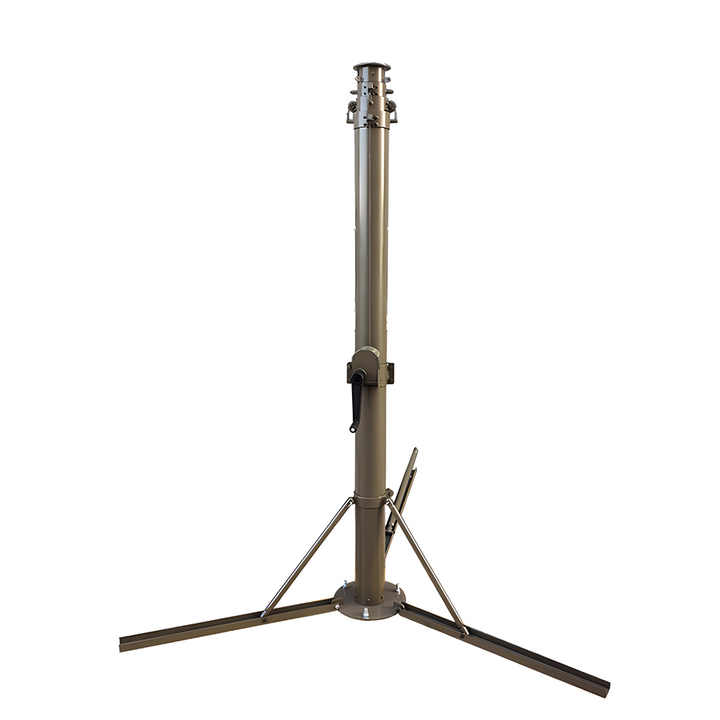 3-12 M Manual & Electric Telescopic Masts for Lightning Protection