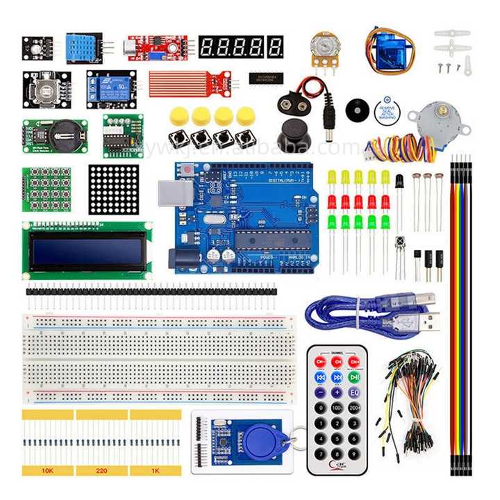 High Quality Arduino UNO R3 Learning Kit - Stepper Motor & RFID