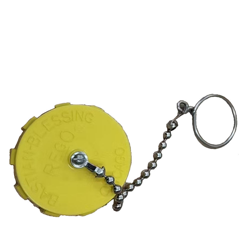 REGO 3174-9P Yellow ABS Forklift Motorhome Propylene Tank 1-3/4\" ACME ...