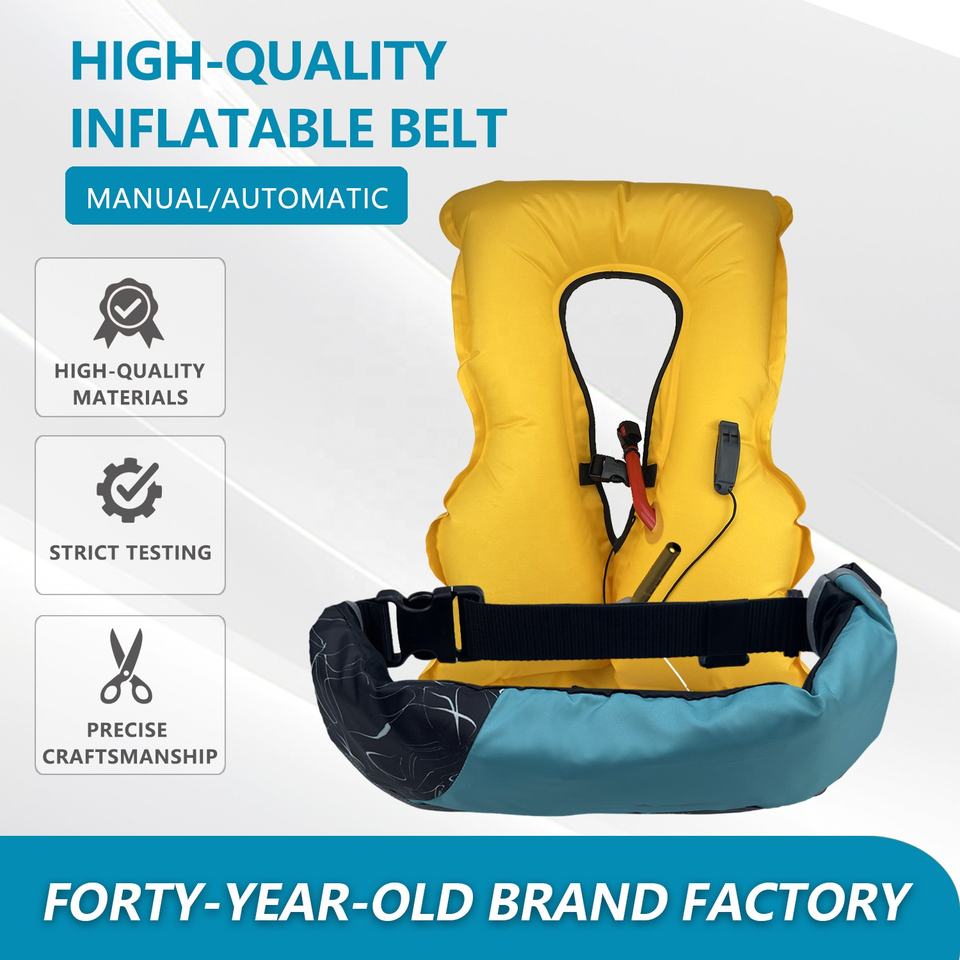 Water Sports Inflatable Life Jacket Manual Inflatable Belt Pack Waist ...