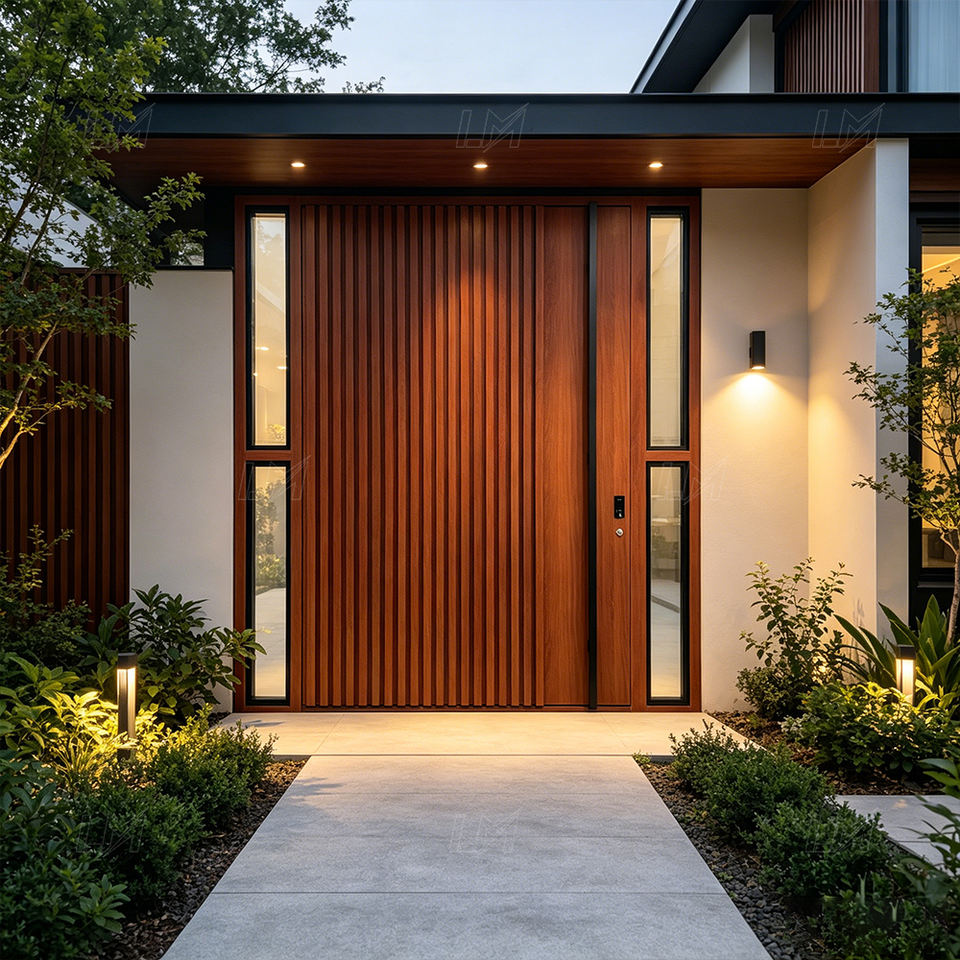 High Quality Original Factory Door with Sidelites Aluminum Exterior ...