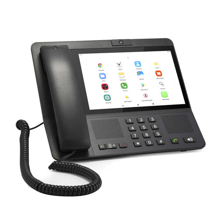 Broadsis 4G LTE Android 11 Video Phone - 8-Inch Cordless Telephone ...