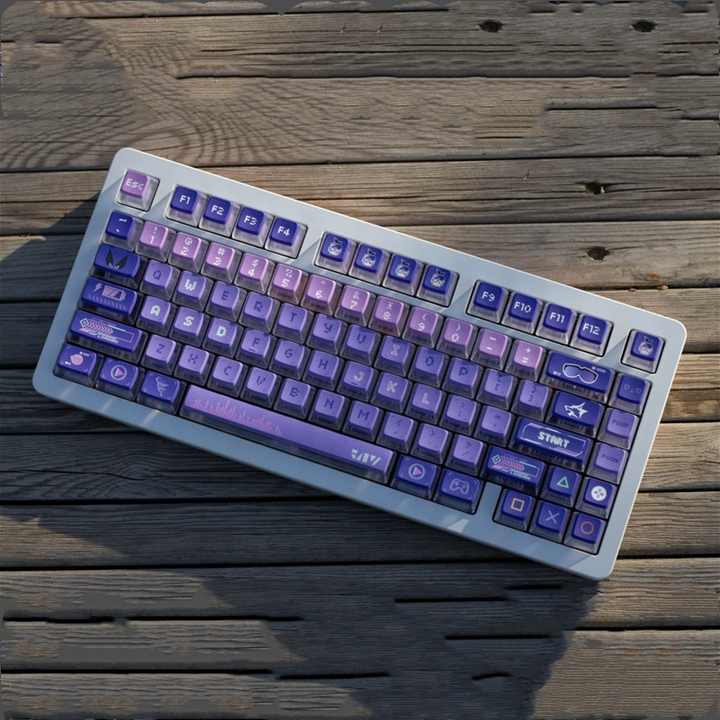 Anime Silver Wolf Theme Keycaps PBT Sublimation Cherry Profile 126 Keys ...