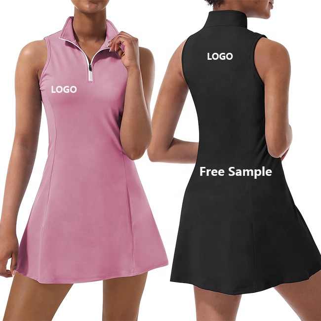 Custom Tennis Wear Female One Piece Gym Fitness Quick Dry Tennis Dress ...
