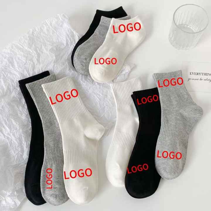 Free Sample High Quality Custom Men's Socks Spring Sports Breathable ...