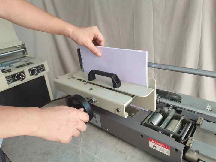 Hardcover Book Binding Machine - Manual Hot Melt Glue