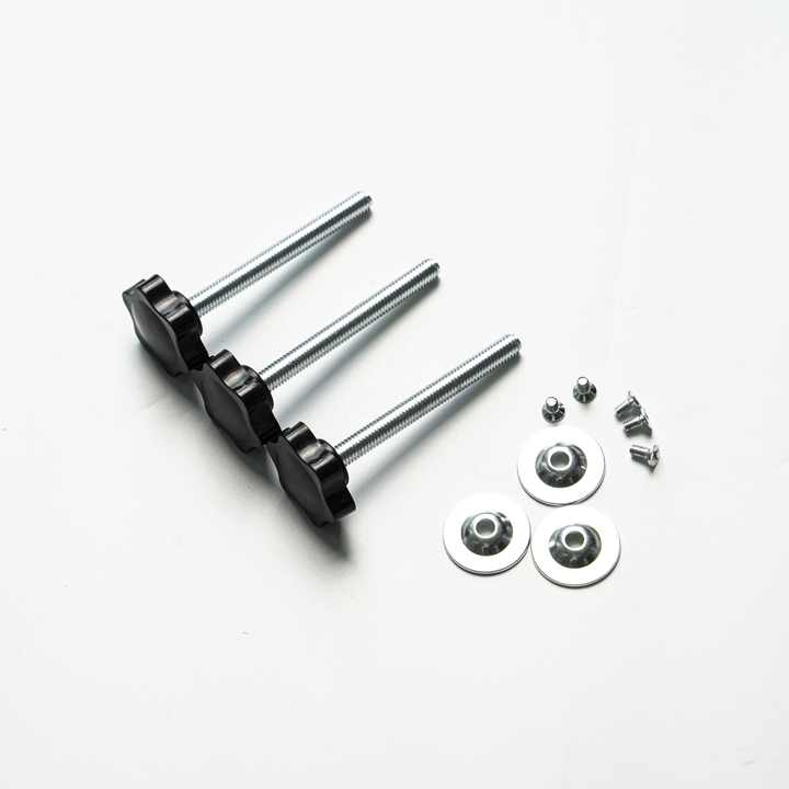 M4/M6/M8/M10/M12 Six-star Plum Hand Screw Bolt Rubber Head Plum Handle ...