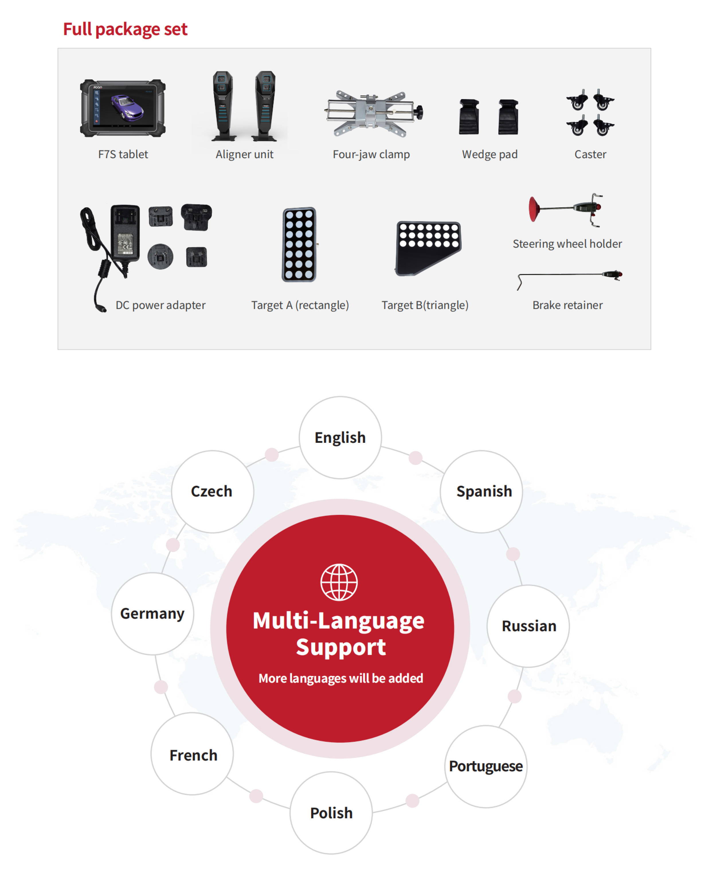 FCAR FD-505 wheel alignment software free download with 5 space saving ...
