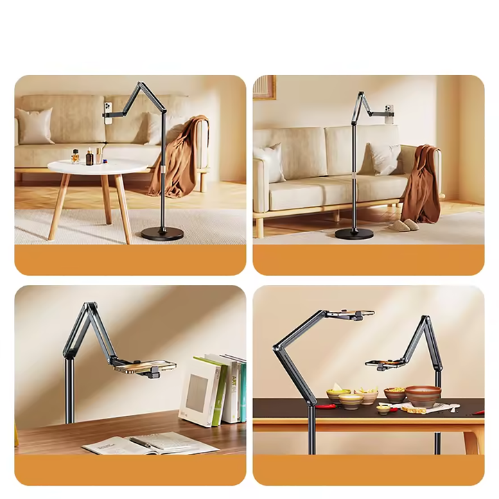 Sturdy Aluminum Alloy Mobile Phone Holders Tablet Floor Stand Holder ...