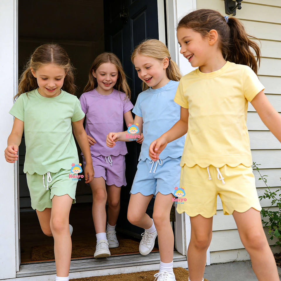 Shop Personalized Kids Clothing Wholesale - 100%cotton Sets