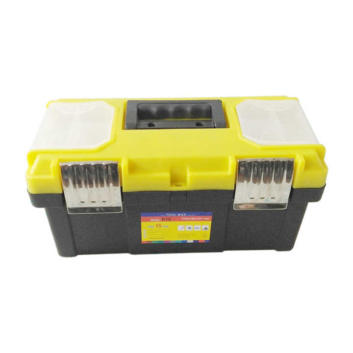 15 Inch High Quality Plastic Large Stainless Steel Toolbox Household ...